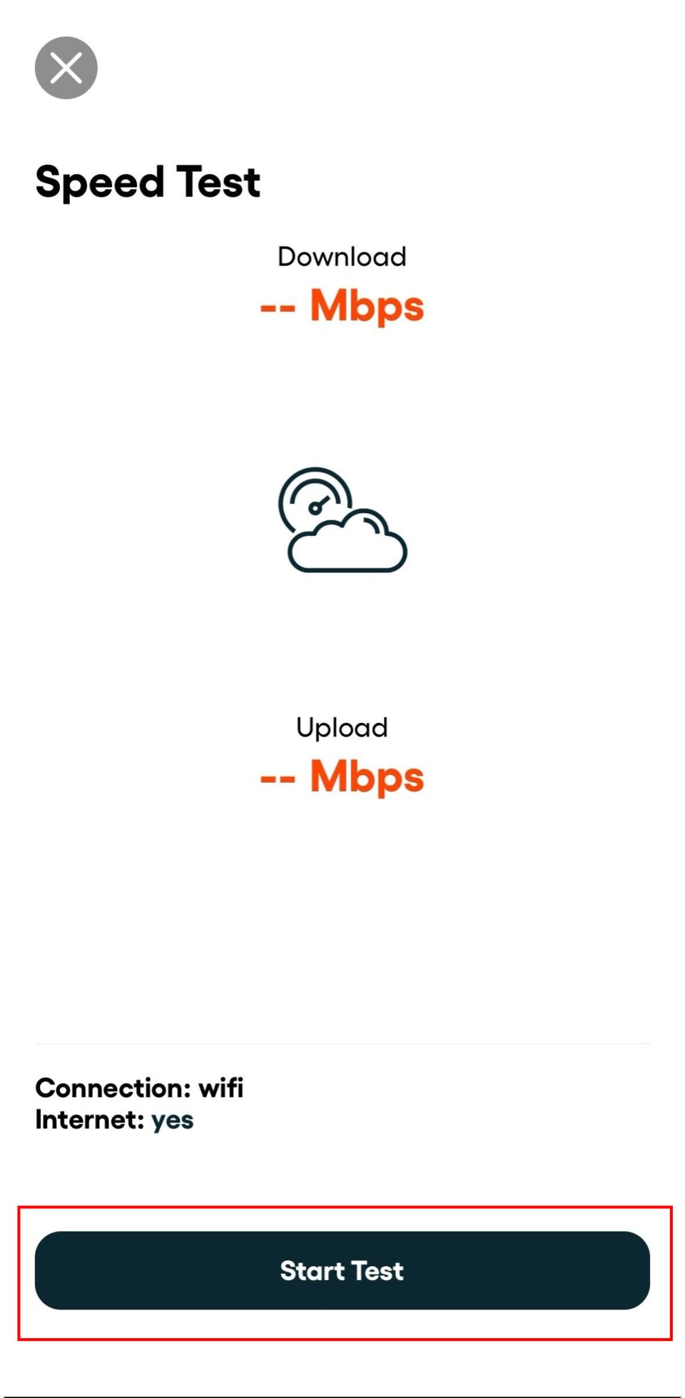 How to run a Speed Test on your device